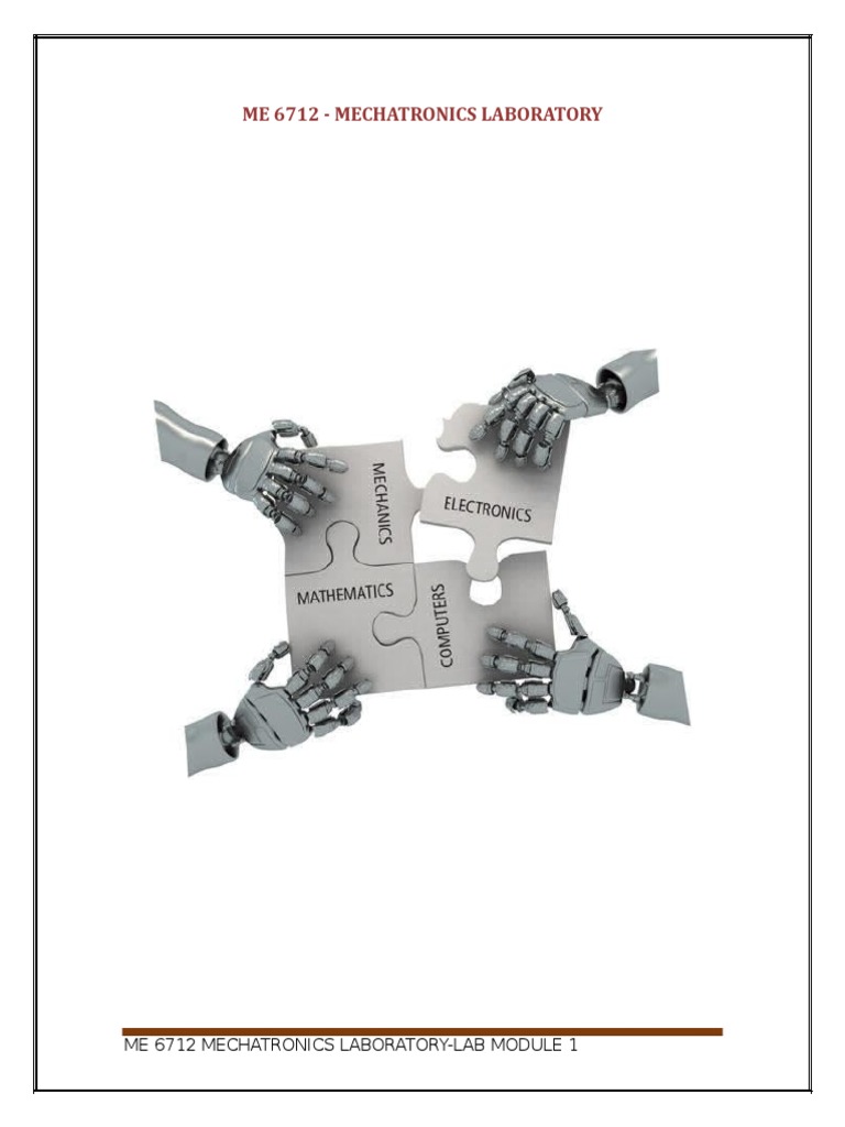 Introduction to Mechatronics Laboratory - Module 1 | PDF | Capacitor ...