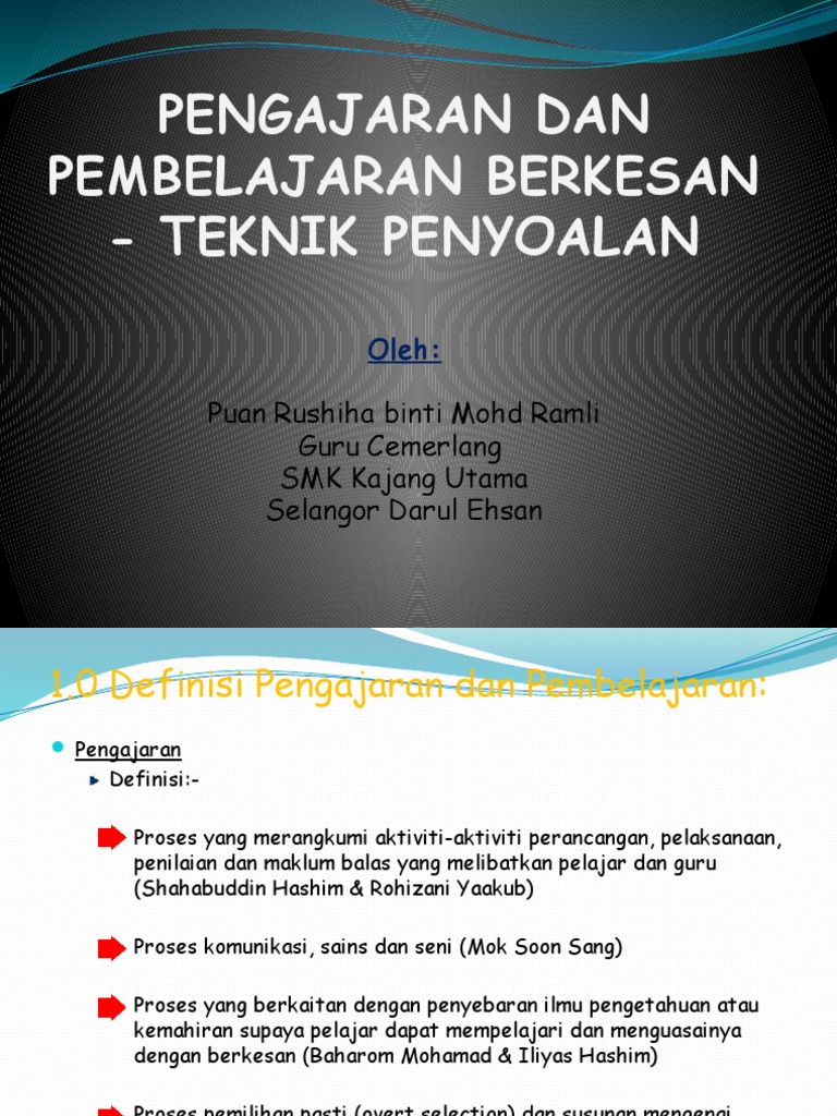 SBT - Teknik Penyoalan-1 | PDF