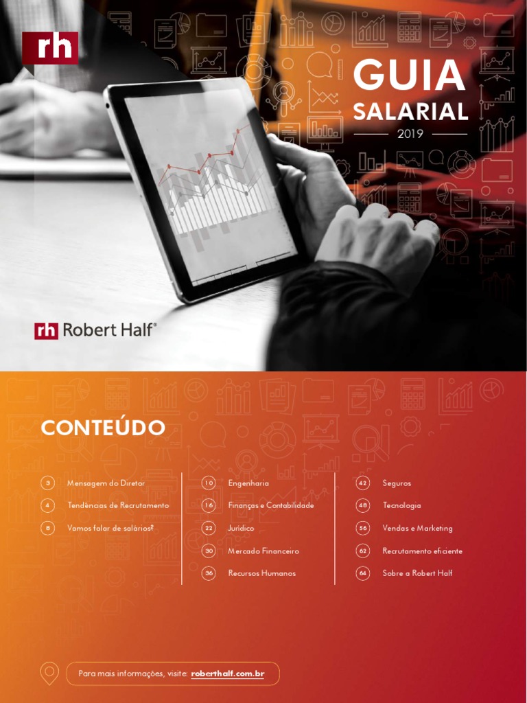 Robert Half Brazil 2019 Guia Salarial | PDF | Recrutamento | Economia