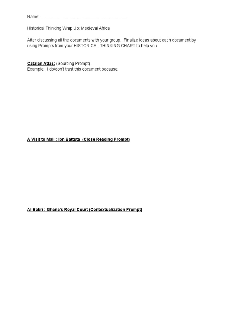 Medieval Africa Historical Analysis | PDF