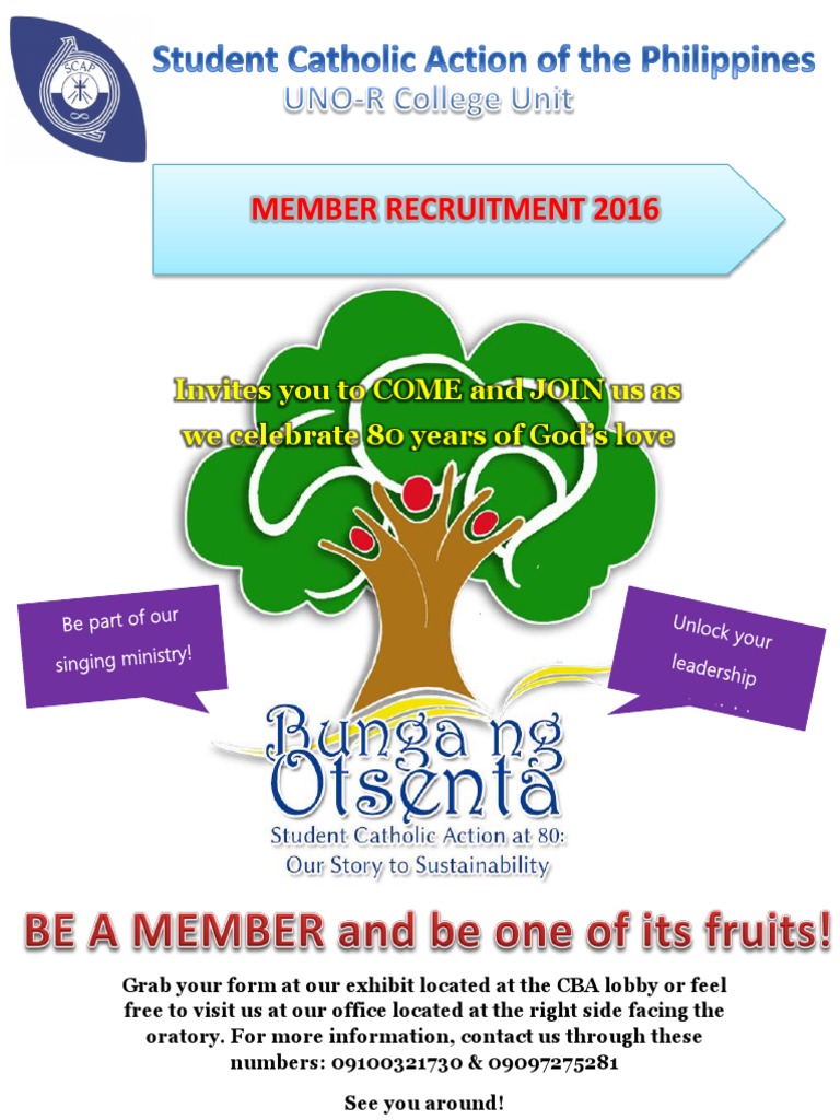 SCA Recruitment Poster | PDF