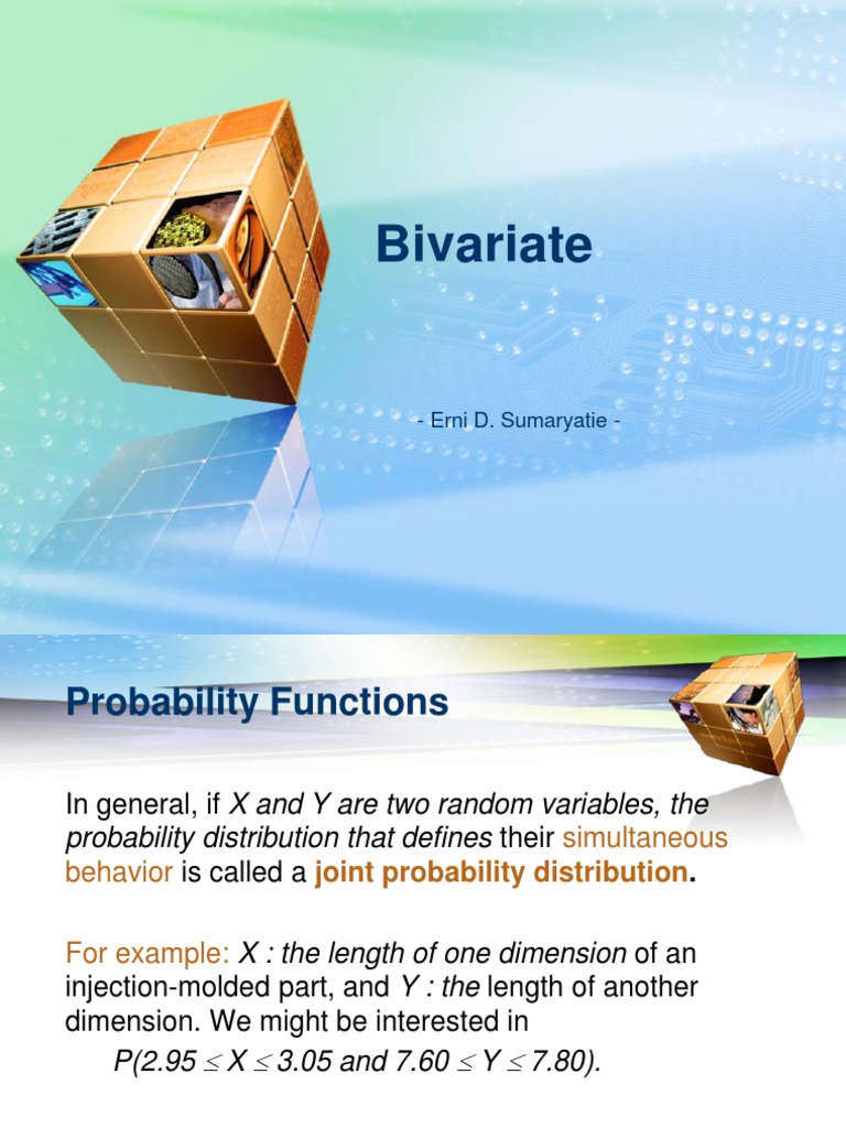 Bivariate Probability Functions | PDF | Probability Distribution ...