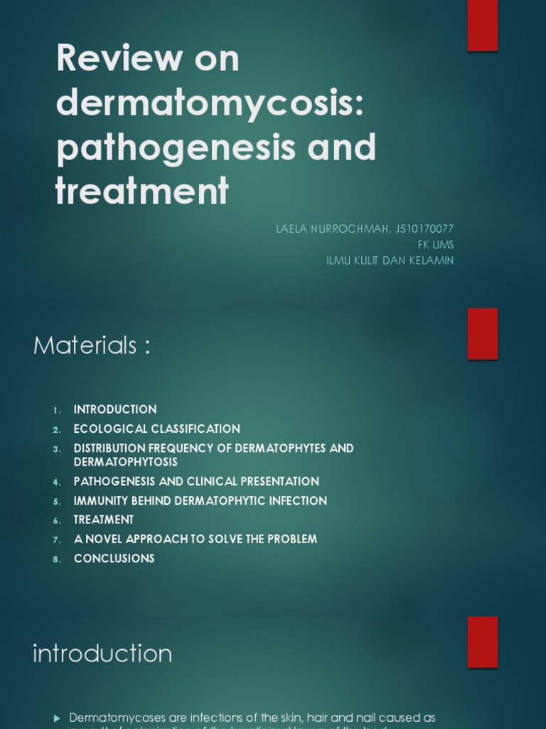 Review On Dermatomycosis Jurnal 2 | PDF | Infection | Fungus