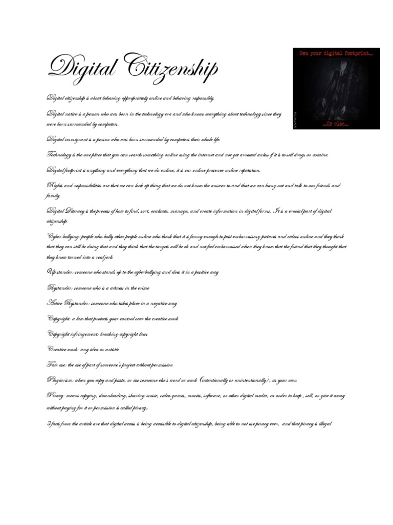 Understanding Digital Citizenship Basics | PDF | Social Science | Computers
