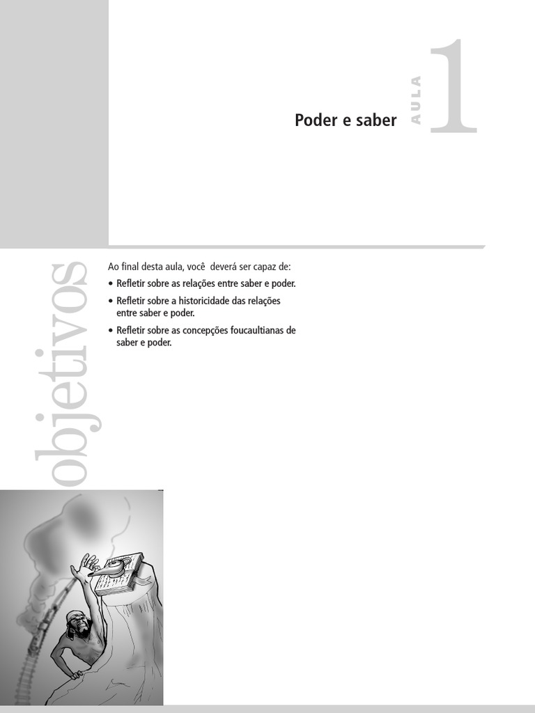Aula 04 Poder e Saber PDF | PDF | Poder (social e político) | Michel ...