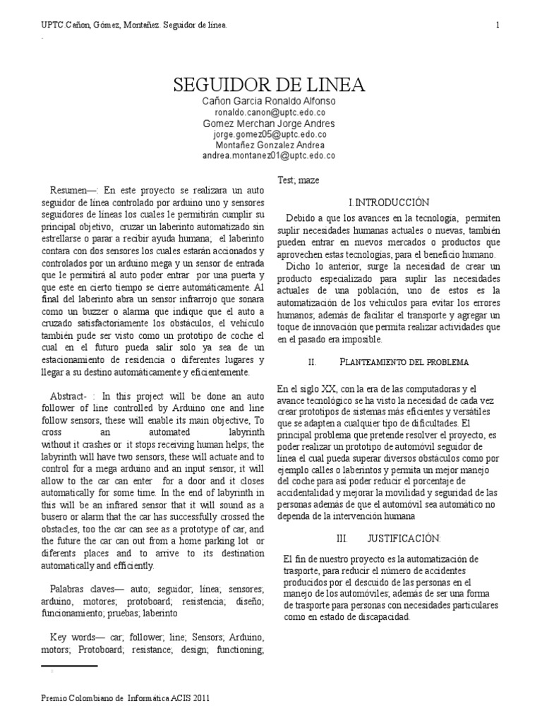 Automated Line-Following Car: Design and Testing of an Arduino ...
