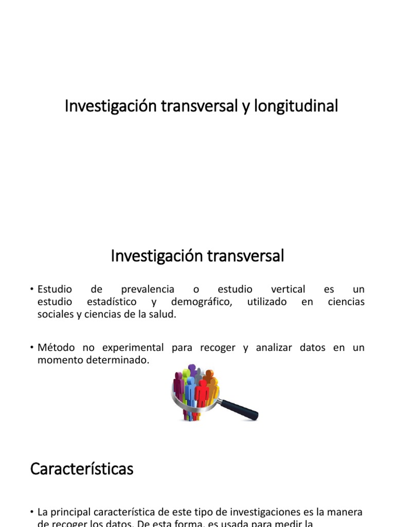 Investigación Transversal y Longitudinal | Cuestionario | Estadísticas