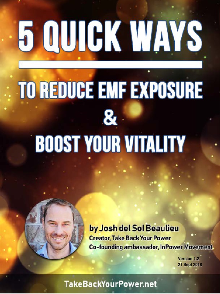 5 Quick Ways To Reduce EMF Exposure and Boost Your Vitality | PDF | Wi ...