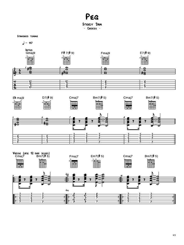 Peg Chords PDF | PDF
