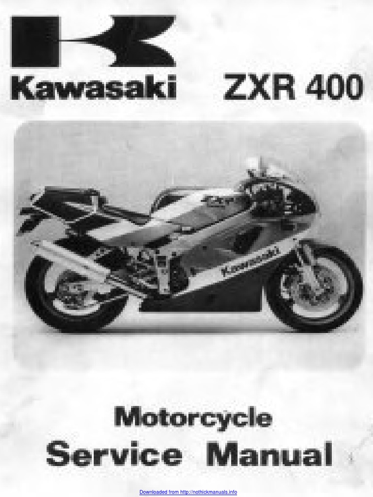 Kawasaki Zx400 h2 | PDF | Bearing (Mechanical) | Screw