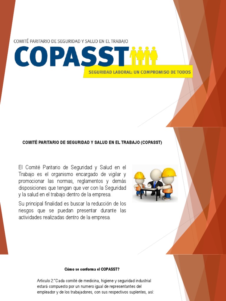 Funciones y Estructura del COPASST | PDF | Seguridad | Salud y bienestar