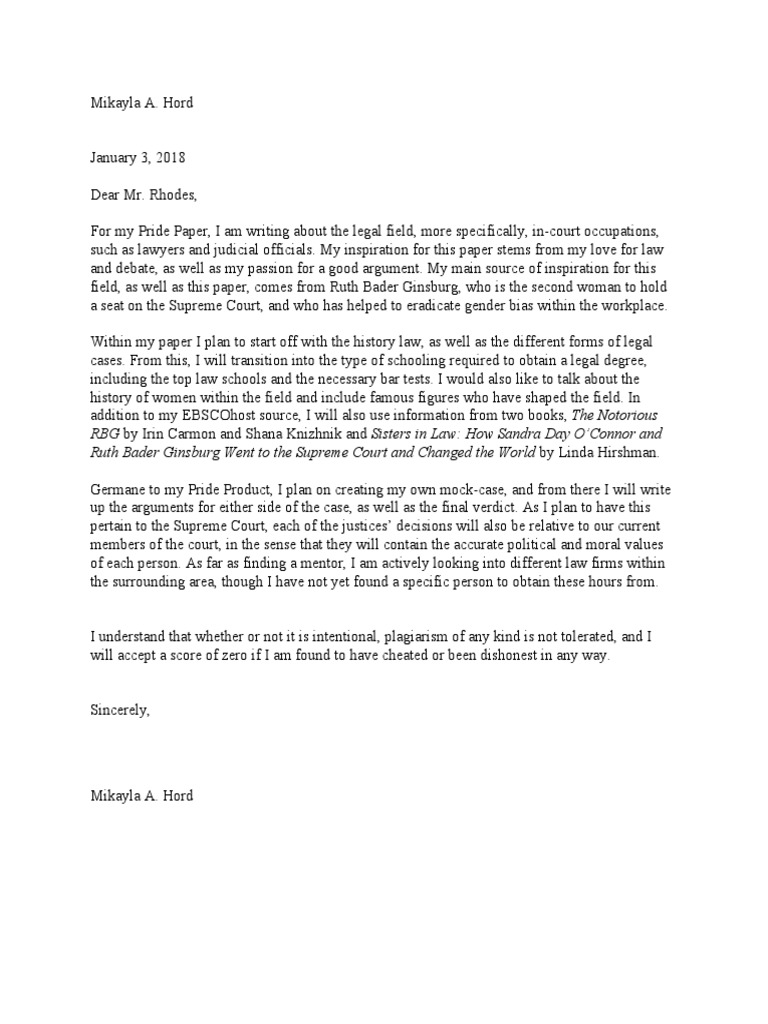 Copy of Hord - Letter of Intent Final | PDF