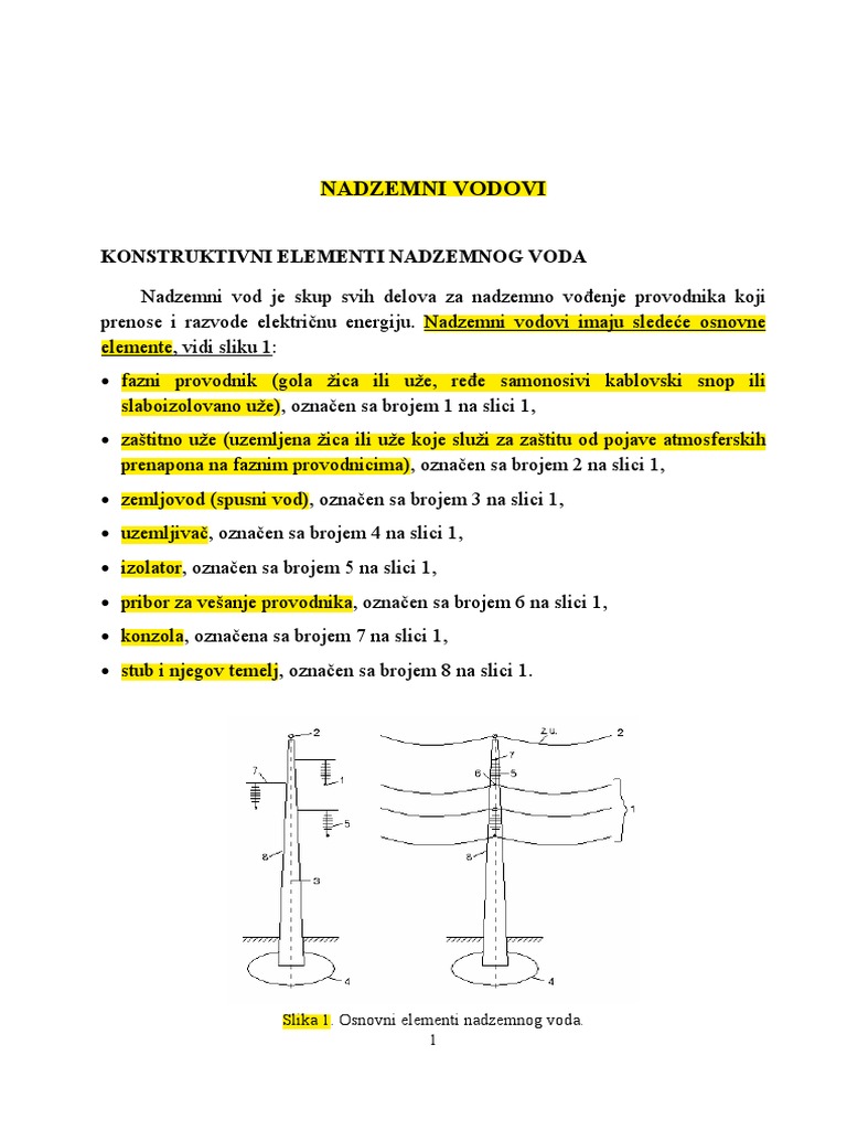 Nadzemni Vodovi | PDF