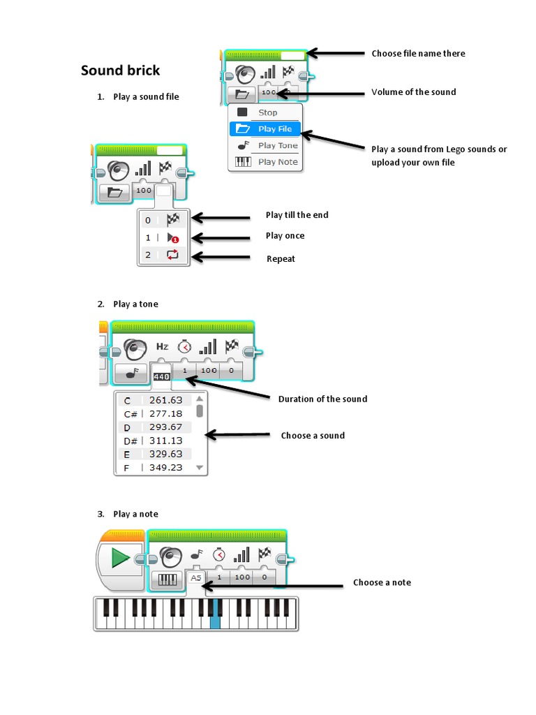 Sound Brick: Play and Edit Sounds | PDF
