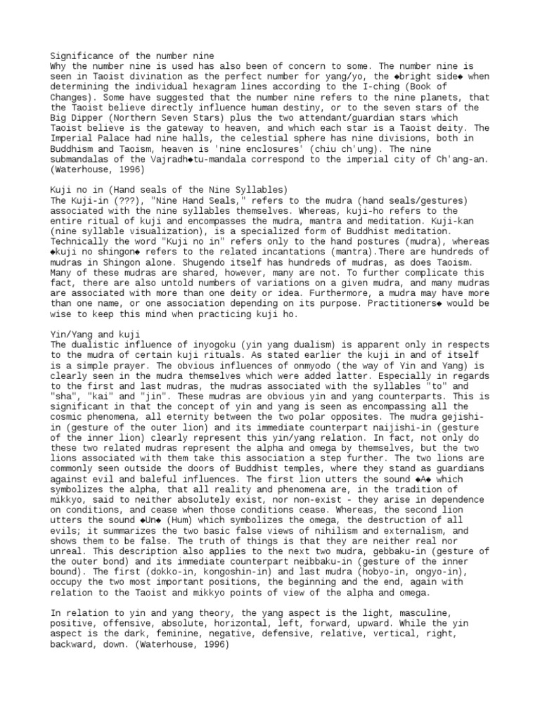 Significance of The Number Nine | PDF | Religious Behaviour And ...