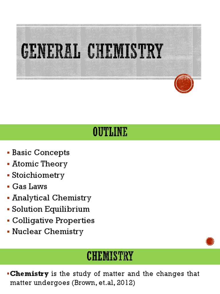 General Chemistry | PDF | Ph | Matter