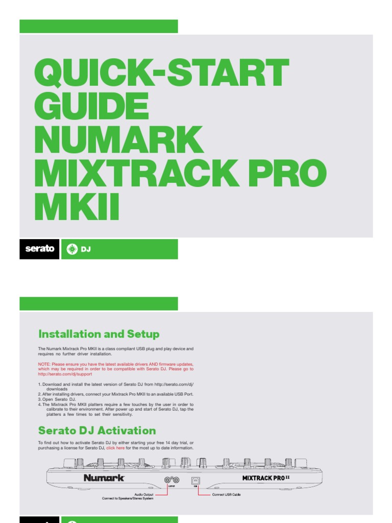 Manual Numark Mixtrack Pro II | Download Free PDF | Tempo ...