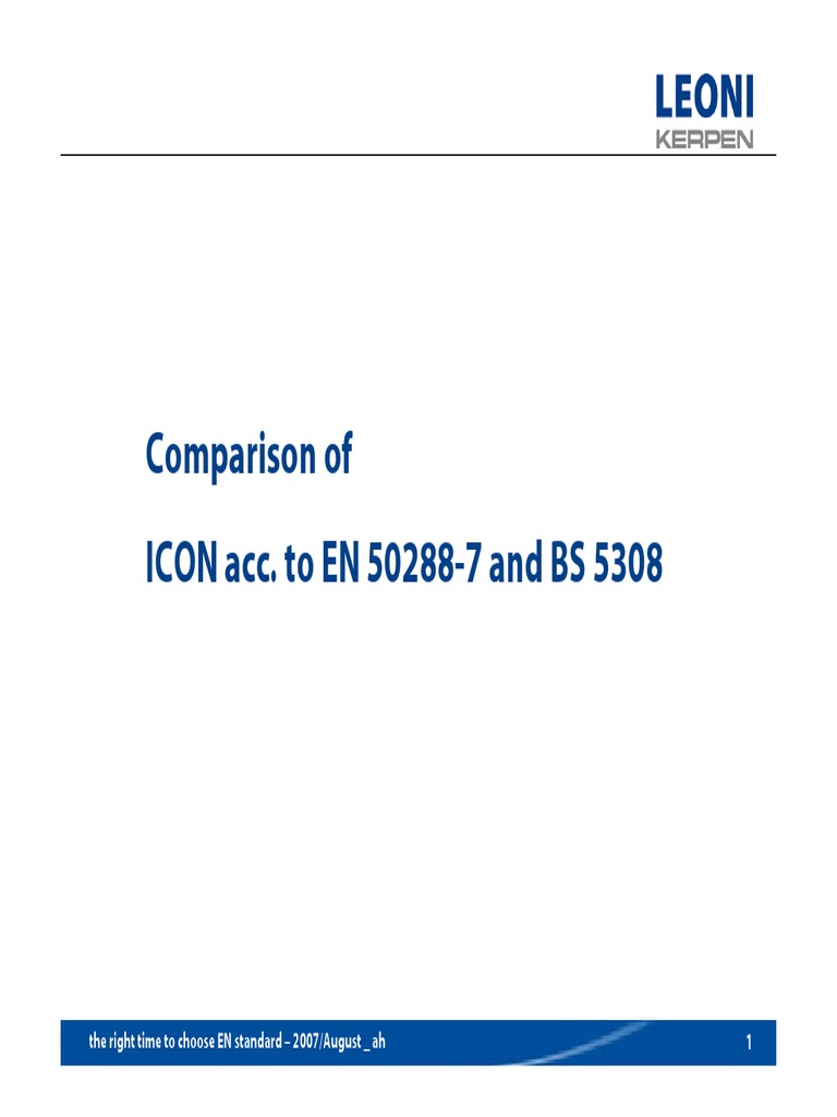 EN 50288-7 vs BS 5308 Cable Standards | PDF | Wire | Aluminium Foil