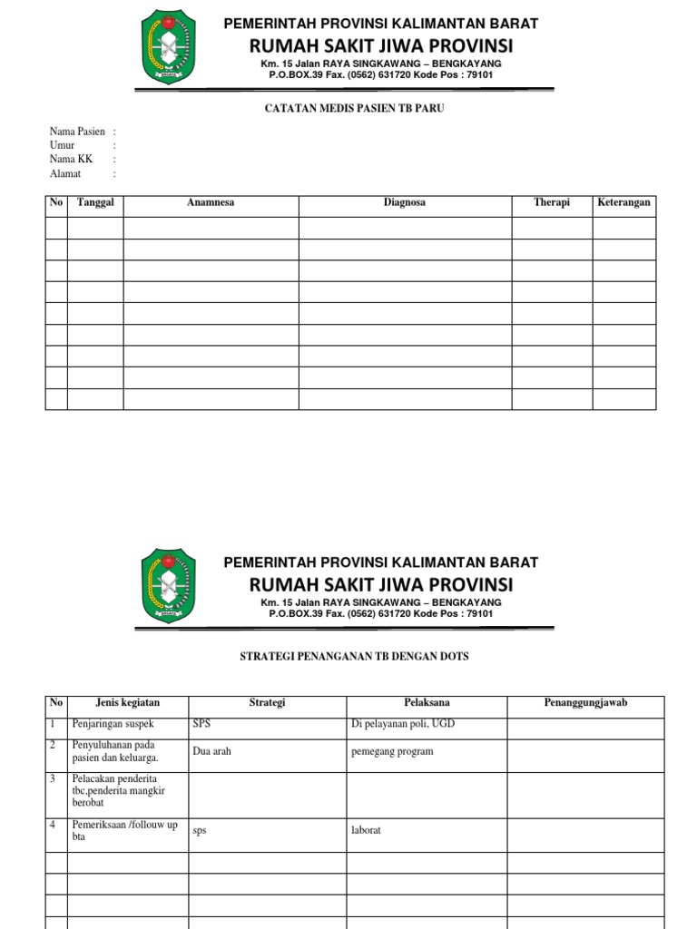 Bukti Pelaksanaan Monev TB Dots | PDF
