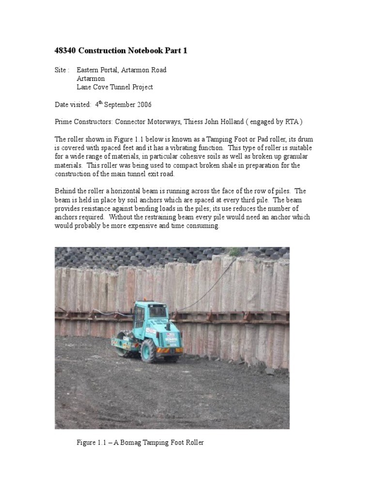 Construction Notebook Part1 Comp | PDF | Crane (Machine) | Deep Foundation