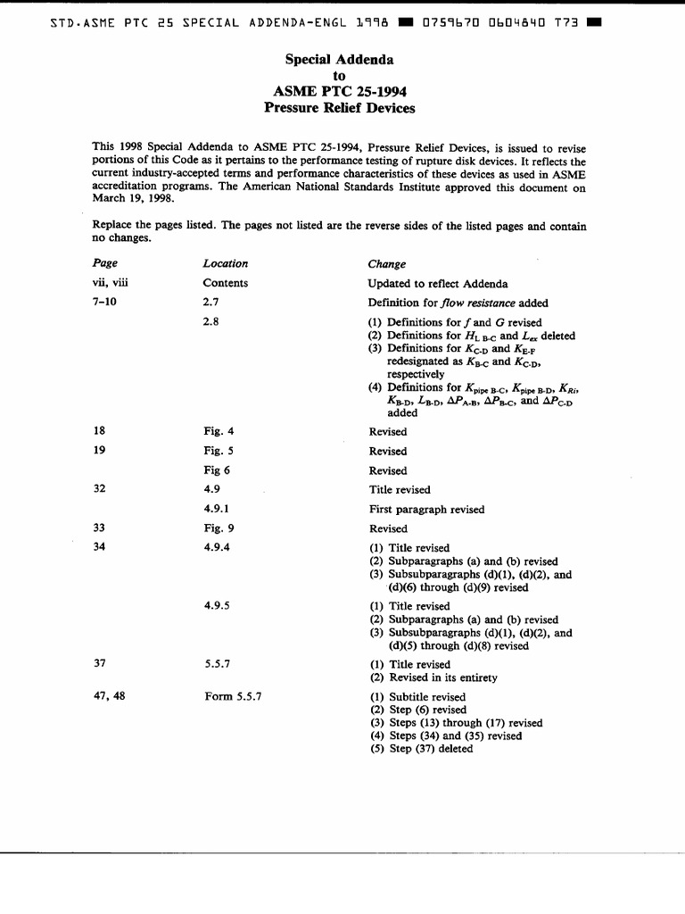 Asme PTC 25 1994 PDF | PDF