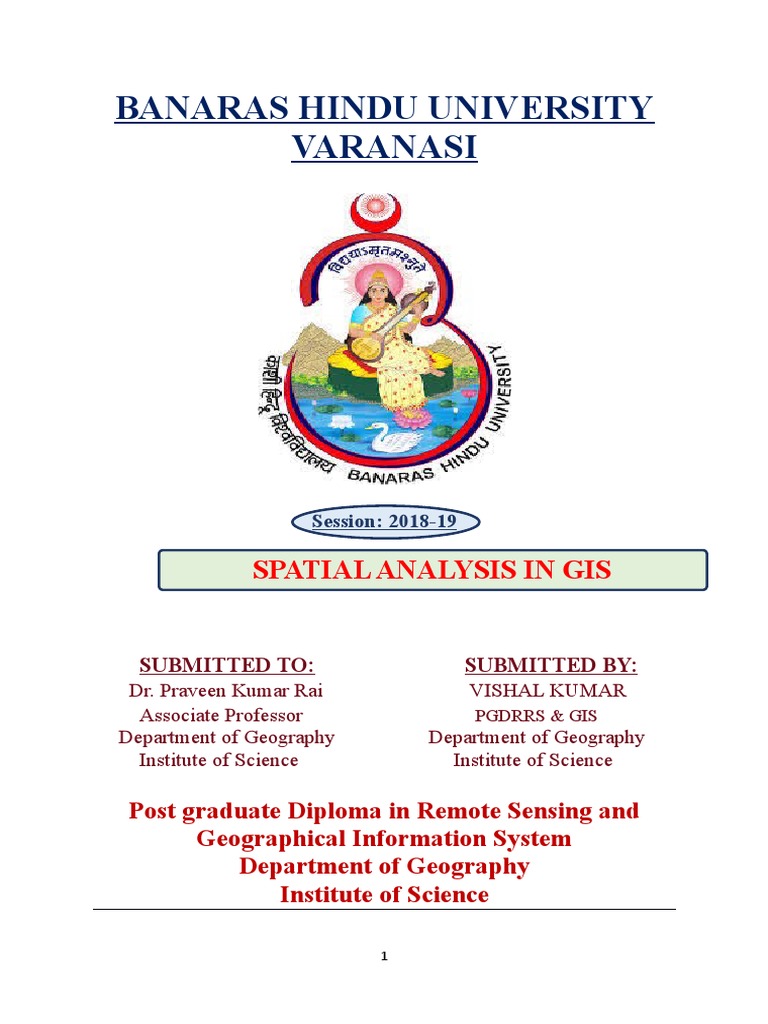 Spatial Analysis in Gis | PDF | Spatial Analysis | Geographic Information System