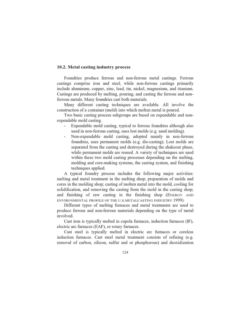 Casting Process | PDF | Foundry | Casting (Metalworking)