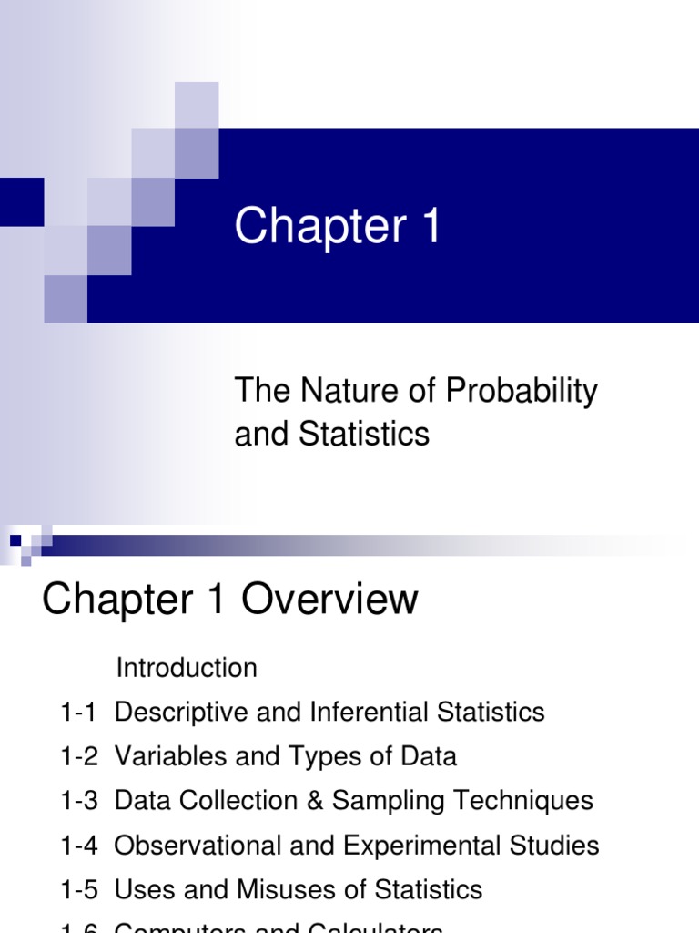 The Nature of Probability and Statistics | PDF | Statistics | Sampling ...