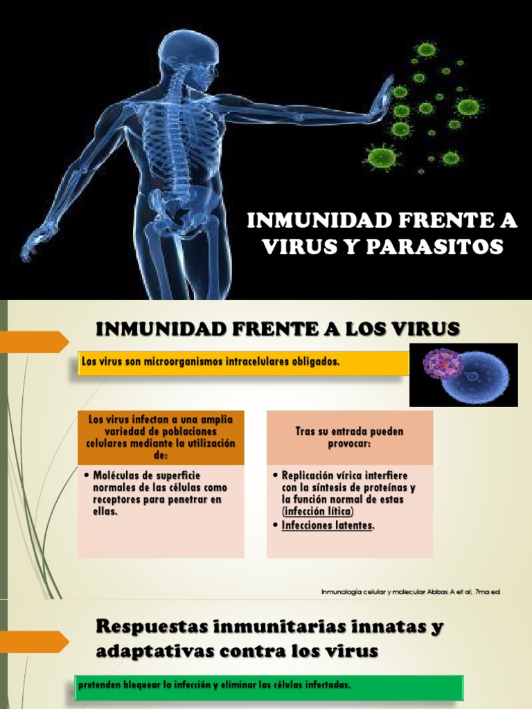 Inmunidad Frente A Virus y Parasitos | Descargar gratis PDF | Sistema inmune | Virus