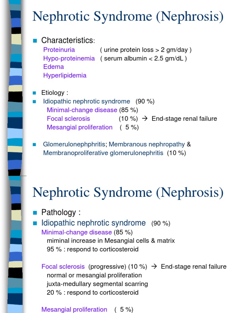 Nephrotic Syndrome (Nephrosis) | PDF | Epidemiology | Medicine