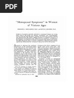 Menopause Symptom Scale Greene Climacteric | PDF | Lifestyle