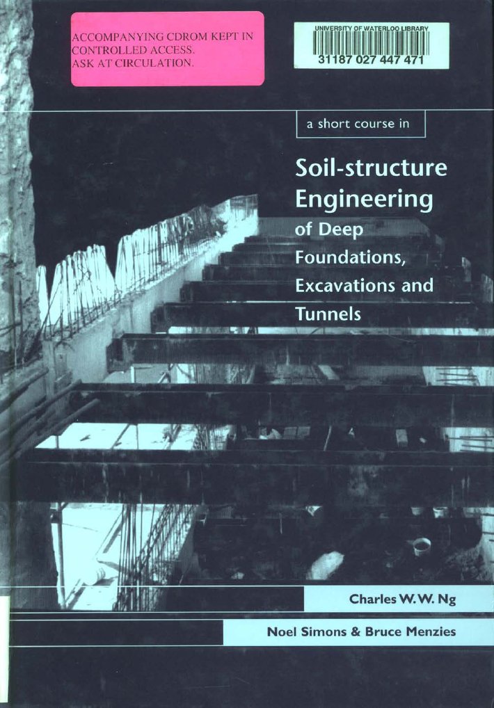 Soil-Structure Interaction For Deep Foundations, Excavations and ...
