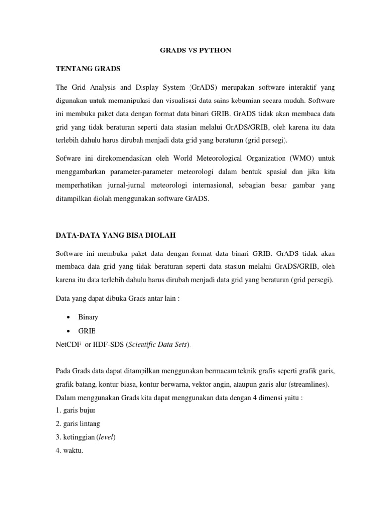 Grads Vs Python | PDF