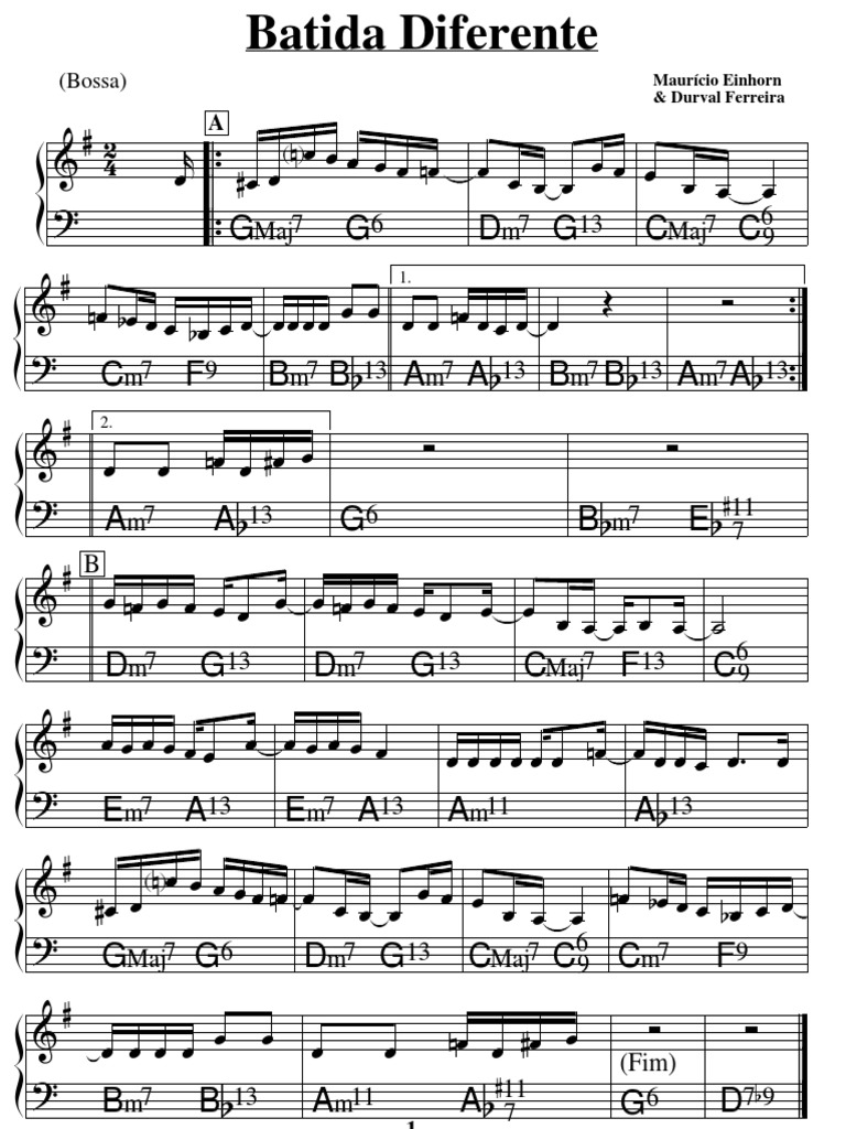 Batida Diferente PDF | PDF