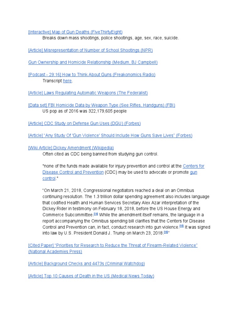 Understanding Gun Crime and Regulation | PDF