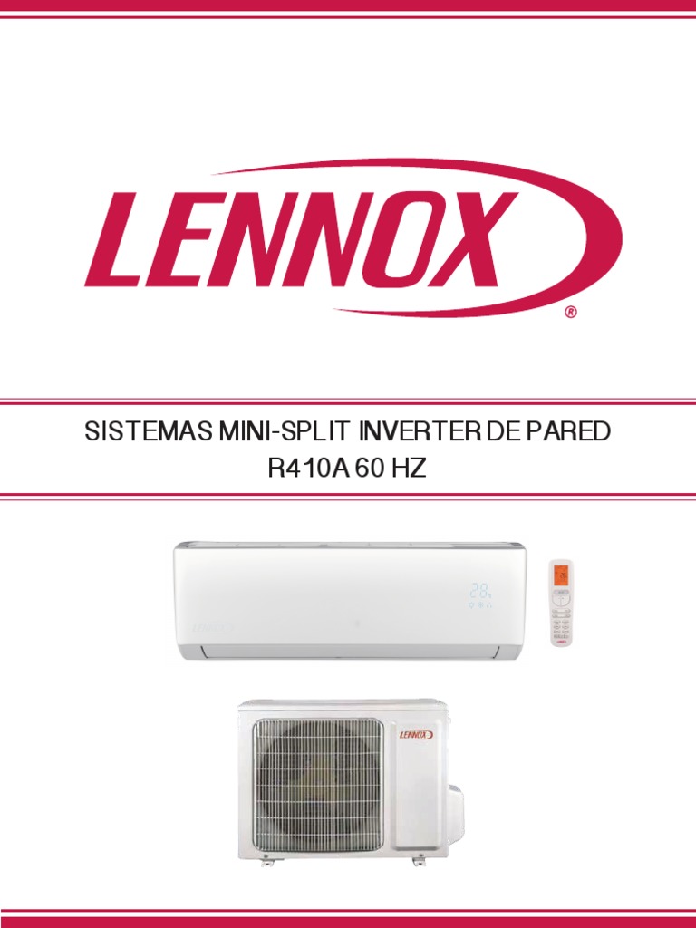 Mini Splits Lennox 12000 A 22000btu Brochure | PDF
