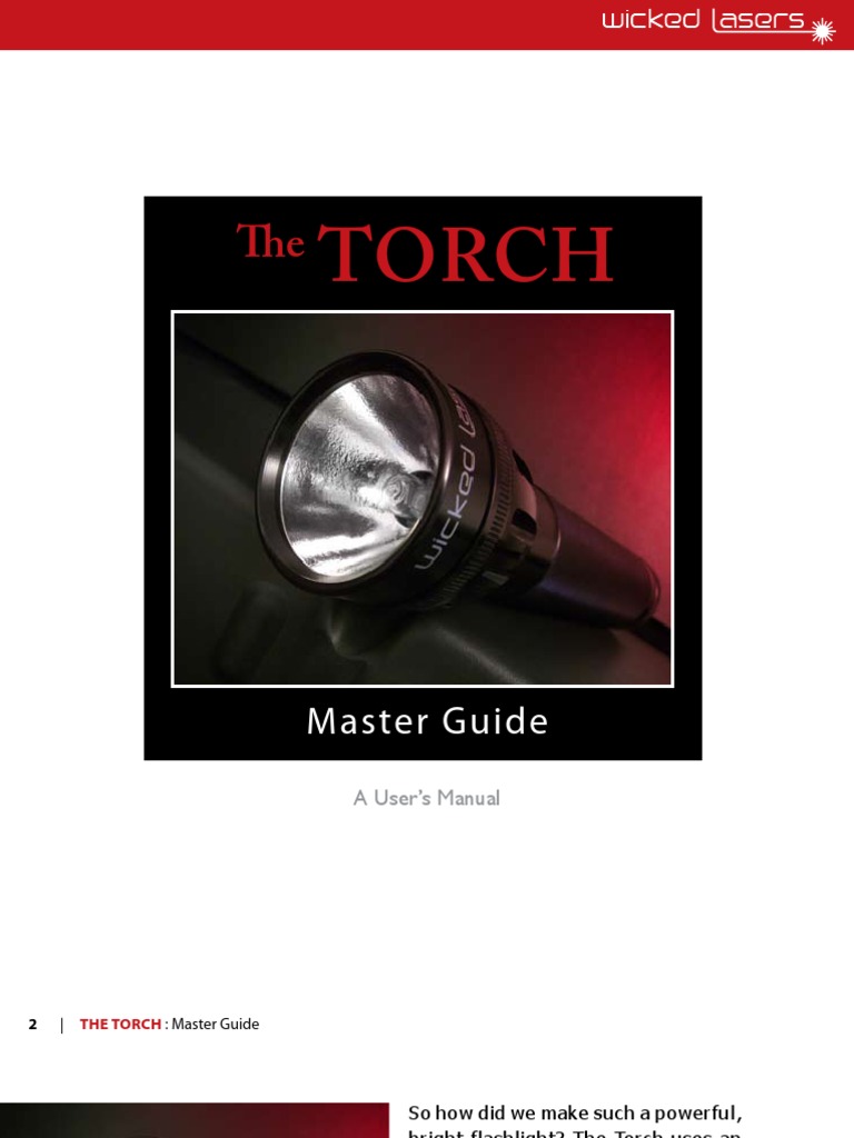 The Torch Master Guide | PDF | Flashlight | Battery Charger