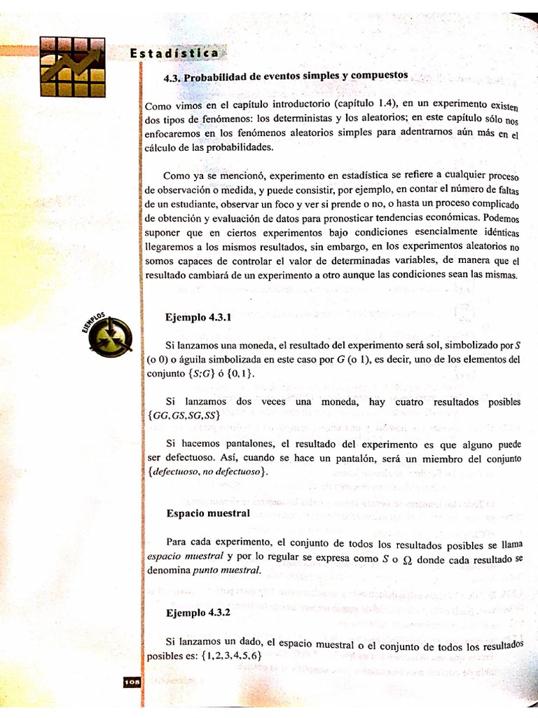 Probabilidad de Eventos Simples y Compuestos | PDF