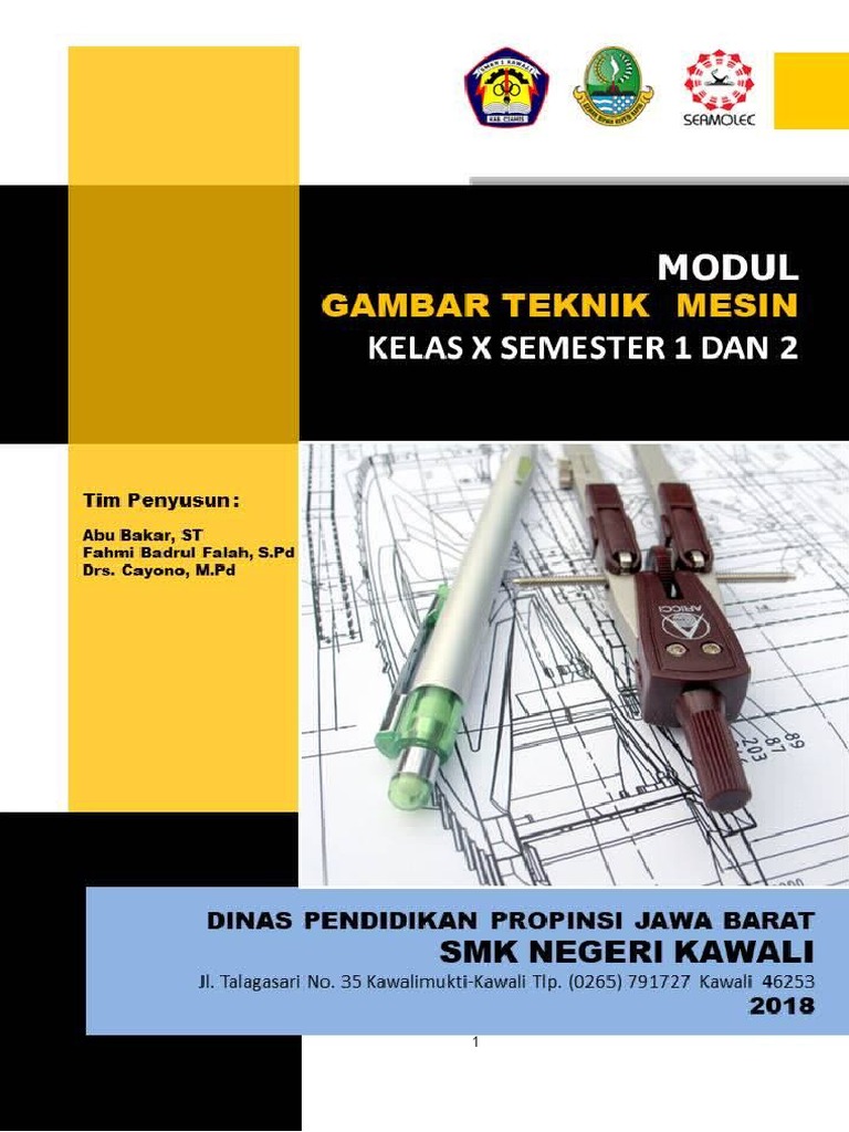 Contoh Modul - Gambar Teknik | PDF