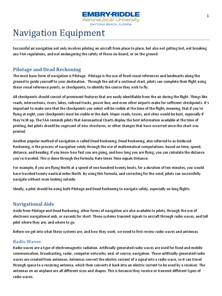 00 Introduction To Aviation Transcript | PDF | Global Positioning System | Radio