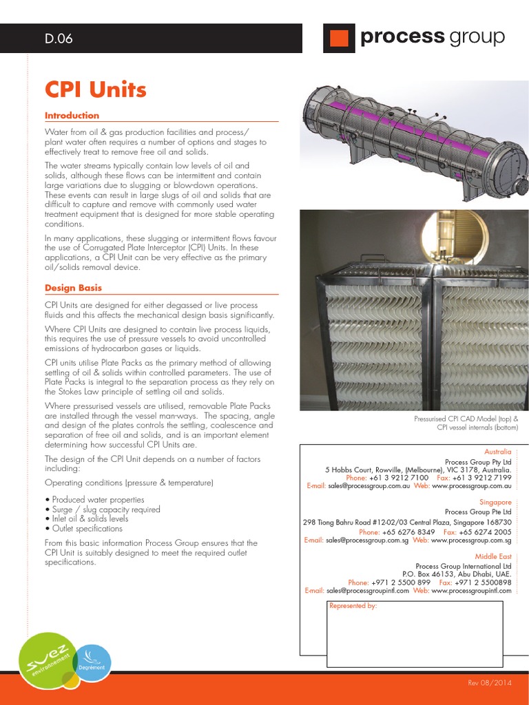 Corrugated Plate Separator (CPS) en | PDF | Phases Of Matter | Applied ...