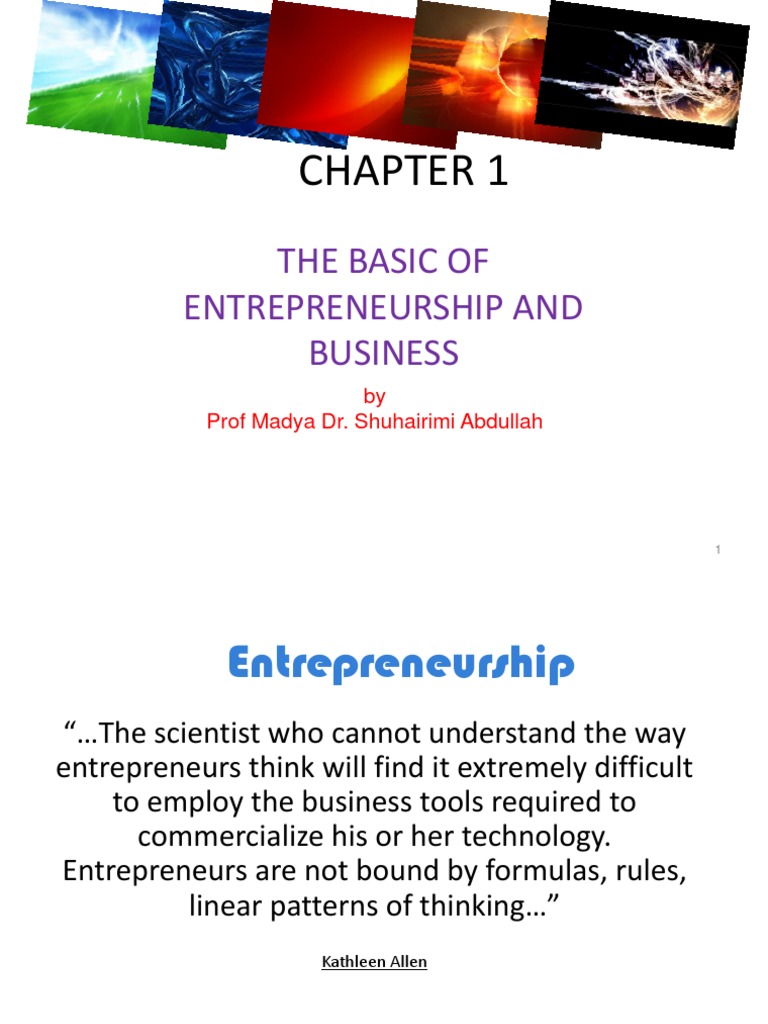 Basics of Entrepreneurship Explained | PDF | Entrepreneurship | Business