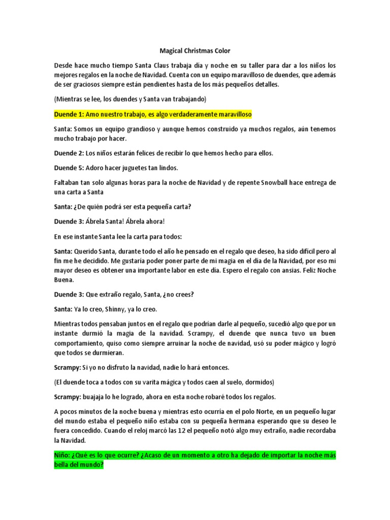 Magic Christmas Color | PDF | Color | Navidad