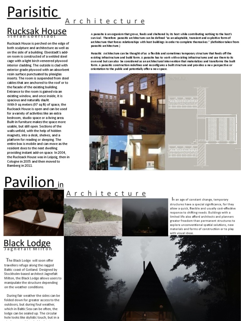 Parasitic Architecture | PDF | Architectural Design | Architecture
