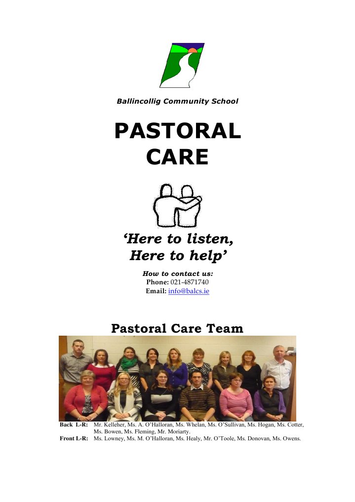 Pastoral Care | PDF | Bullying | Behavior Modification