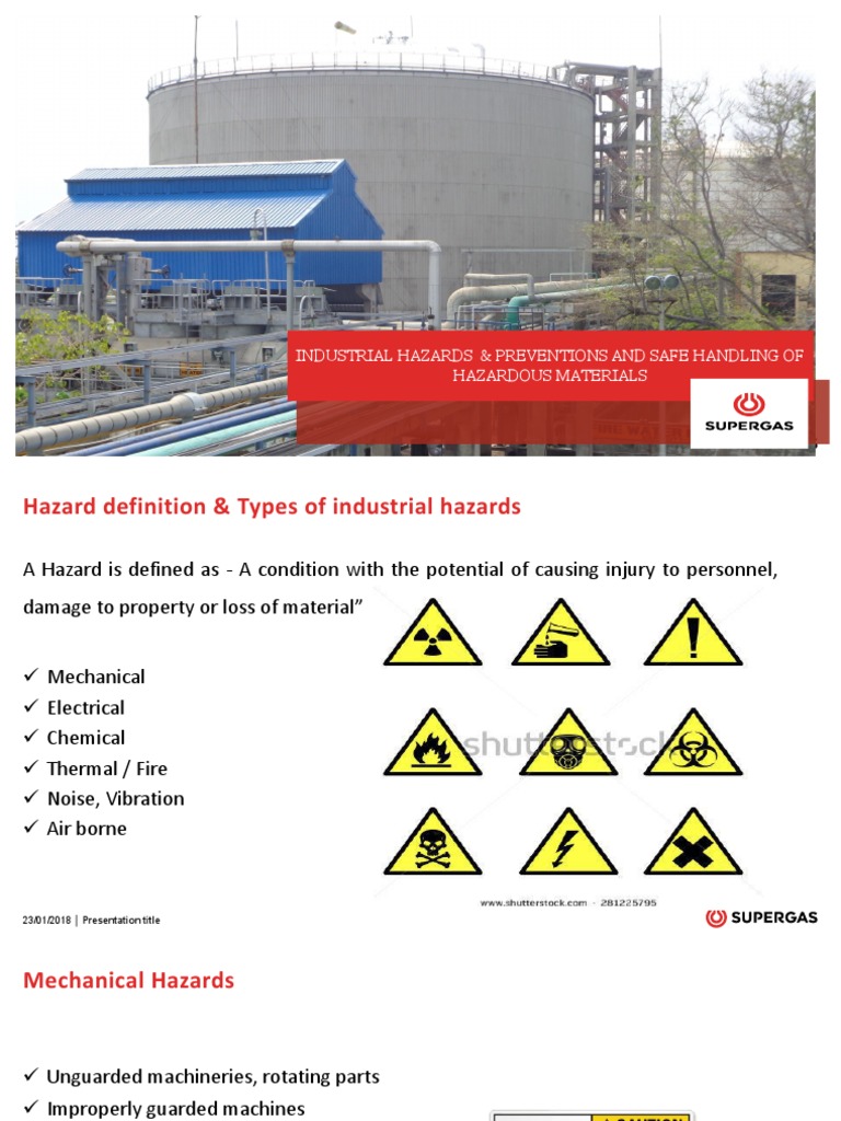 On Industrial Hazards and Safe Handling of Hazardous Materials | PDF ...