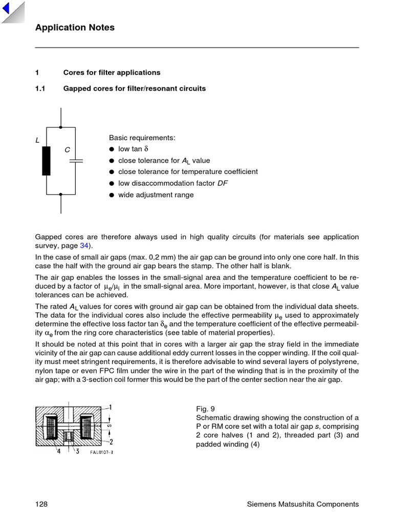 An Epcos | PDF | Inductor | Transformer