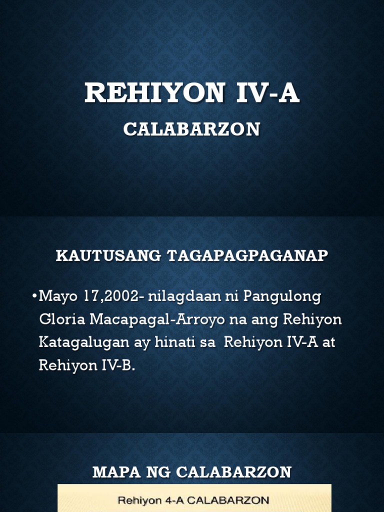 Rehiyon IV-A Kathy | PDF
