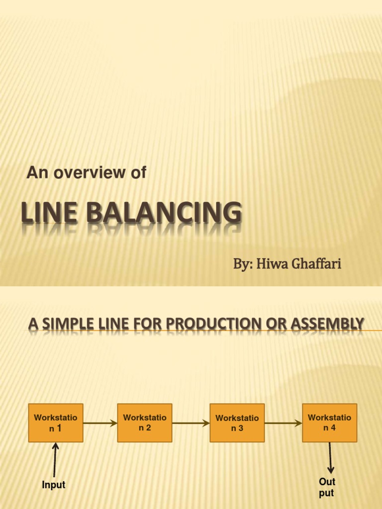 Optimizing Production Line Balancing | PDF | Human Resource Management ...