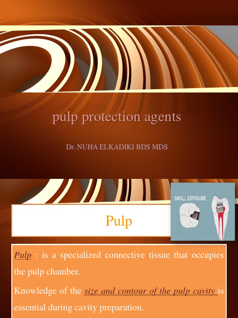 Pulp Protection Agents | PDF | Mouth | Materials